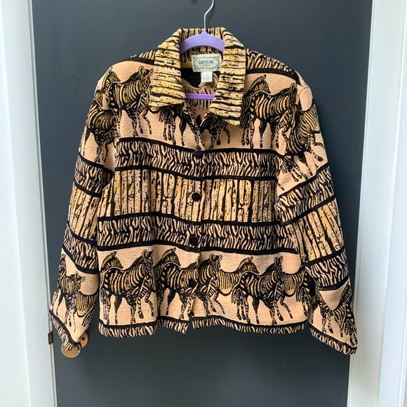 Tantrums | Jackets & Coats | Vintage Womens Zebra Jacket Size L | Poshmark